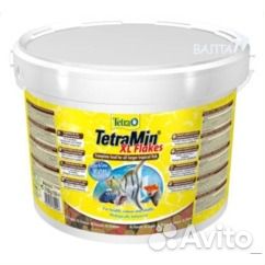 Продам tetra корм для рыб в вёдрах 10 литров