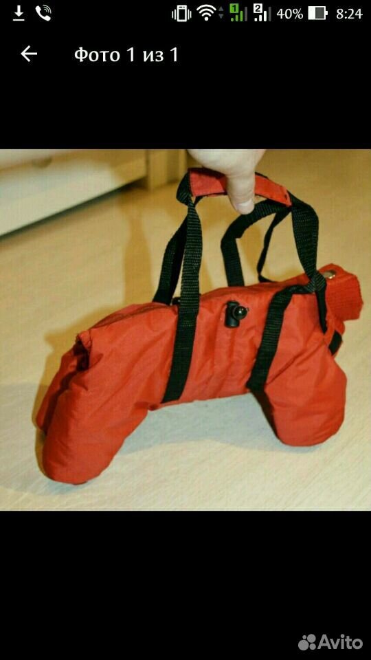 Теплый комбинезон-переноска (синтепон)