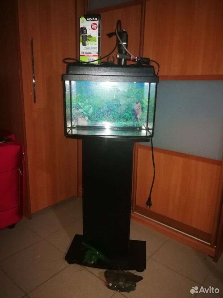 Аквариум 20л с тумбой-подставкой и аксессуарами