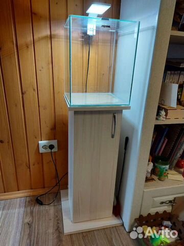 Аквариум Aquael shrimp 30 л с тумбой