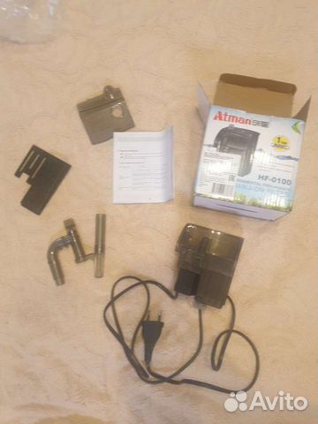 Фильтр-рюкзачек Atman HF-100 для аквариума до 20л