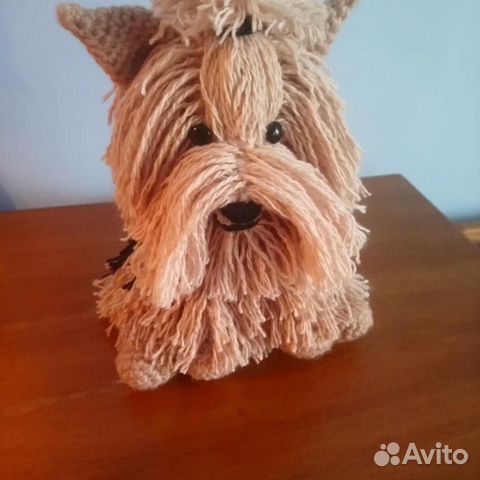 Собака вязаный йорк