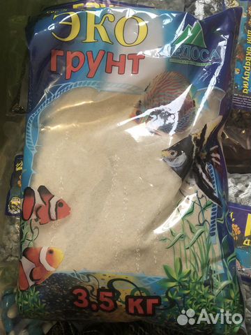 Кварцевый песок для аквариумов «Эко грунт», 3,5